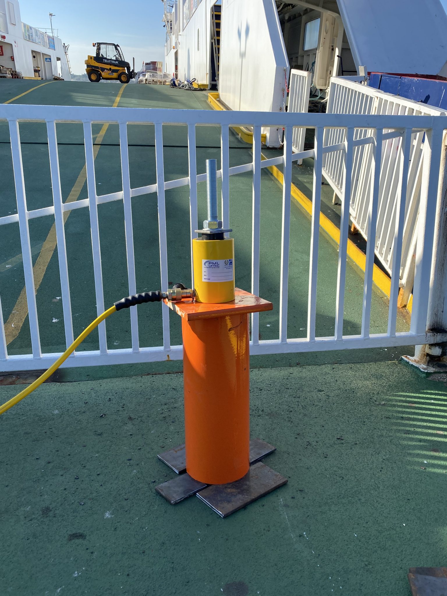 Vehicle ferry ramp removal - PML Lifting & Engineering Services Ltd